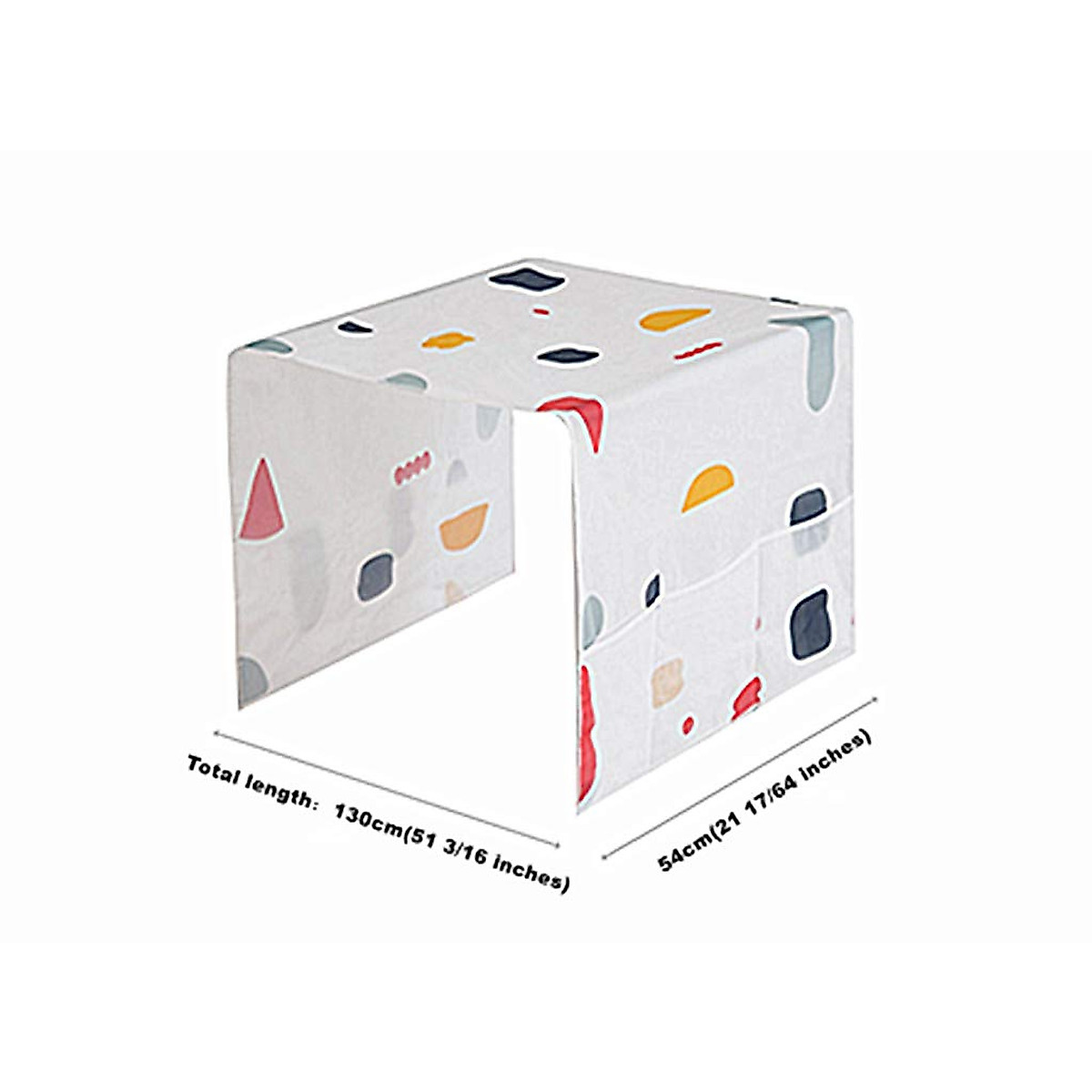 Kinteshun Fridge Dustproof Cover,Refrigerator Washing Machine Top Cover with Kitchenware Organizer Pockets