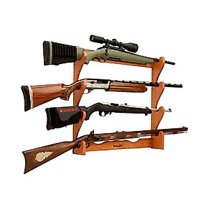 Allen Company unisex adult 4 Gun Collector Gun Rack, Wood, One Size US