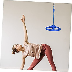 BESPORTBLE Ninja Wheel Kids Exercise Equipment Toddler Indoor Swing Kids Workout Equipment Jungle Gym Accessories Gym Monkey Wheel Outdoor Gym Exercise Handle Grip Outdoor Hanging Ring Child