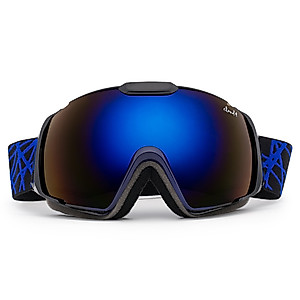 Cloud 9 - Snow Goggles Wildcat Adult Anti-Fog Wide Angle Framless UV400 Snowboarding Ski in Navy