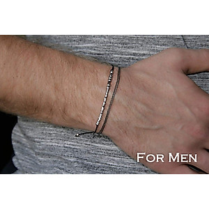 Fuck Cancer Morse Code Bracelet Stainless Steel Unique Cancer Patient Survivor Cheer Up Uplifting Inspirational Encouragement Gift ID Bracelet for Women Men Mother Wife Grandma