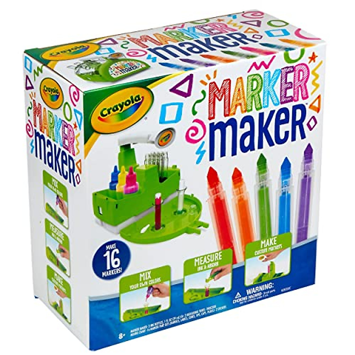 Crayola Marker Maker, DIY Kids Crafts, Create 16 Markers for Kids, Arts & Crafts Kit, Gift for Girls & Boys, Ages 7+
