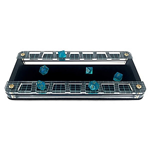 C4Labs Deluxe Dice Tray and Dice Tower - Synthwave (Dice Tray and Tower Bundle)