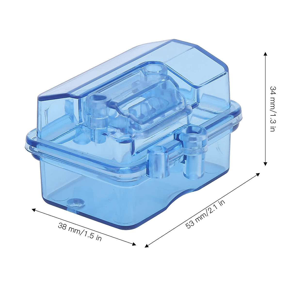 Dilwe 2Sets RC Radio Receiver Protector,Durable Waterproof RC Receiver Box Radio Receiver Protector Upgrade Parts or RC Car Boat