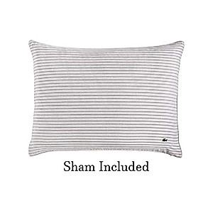 Lacoste Smash Cotton Comforter Set, Blue, Full/Queen