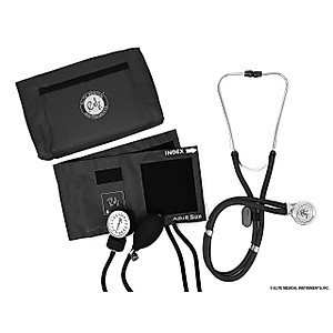 EMI Nursing Essentials Starter Kit Stethoscope Blood Pressure Monitor and More - 9 Pieces Total