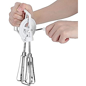 Stainless Steel Handheld Manual Egg Blender Mixer Beater Home Kitchen Practical Cooking Tool