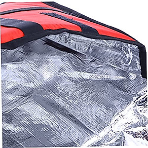 Alipis Car Organizer Bag Car Tote Backpack Organizer Pouch Thermal Pizza Bag Pizza Hot Bag Food Delivery Food Delivery Bag Pizza Carrier Convenient Tote Bag Pizza Stand Storage Bag Red