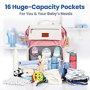 PILLANI Baby Essentials: Seat Cover & Diaper Bag for Girls