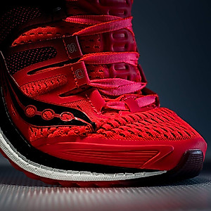 Saucony Women's Liberty ISO Sneakers, Red, 5 M