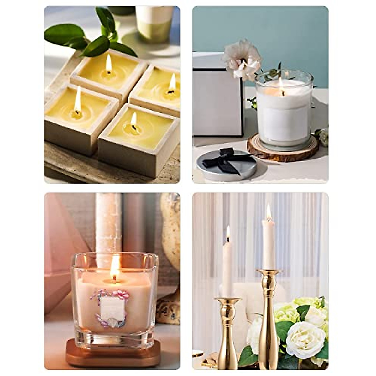 Electric Candle Lighter Plasma Arc Lighters Windproof & Flameless with USB Rechargeable Battery Double Safety Switch (Obisidian Black)