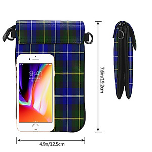 Small Crossbody Scottish Clan Macneil Of Barra Tartan Crossbody Purse Bag Fashion Cell Purse Wallet For Women/Girls Gift