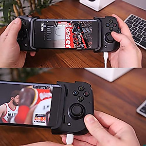 Kishi Gaming Controller For Android - SmartPhone Gaming Console Xbox Cloud - Hammerhead True Wireless X Bluetooth Gaming Earbuds 10w Charger (Bundle)