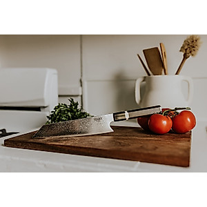 HARO CUTLERY Talon Series 8 Inch Chef Knife | Japanese Knife Kiritsuke Knife | Forged Damascus Knife | Professional VG10 Chef Knife | Japanese Kitchen Knife | Razor Sharp Chefs Knife