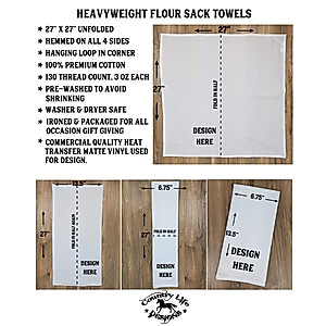 Funny Flour Sack, Bathroom Towel - If At First You Don't Succeed Flush Flush Again