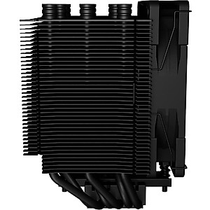 Scythe Mugen 5 Rev.C CPU Air Cooler, 120mm Single Tower, Black Edition LGA1700 AM5- Kaze Flex Black 120mm PWM Fan Bundle - Dual Fans Edition