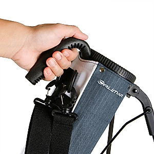 Orlimar Golf Ultra-Lightweight Stand Bag, Plaid Poly Azure Blue, Unisex