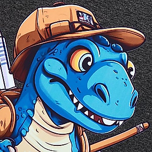 Kindergarten Shirts for Boys First Day of Kindergarten Shirt T-Shirt Top First Day of School Gifts for Kids (as1, Numeric, Numeric_5, Regular, Little Boys, Dino Backpack C)