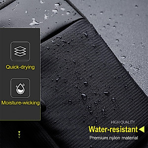 USHAKE Mini Sling Bag for Men Women - Small Crossbody Bag Casual Phone Chest Bag for Hiking Traveling Gifting Blue