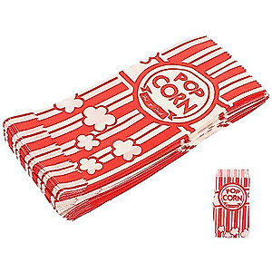 iplusmile Food Containers Popcorn Bags 20pcs Carnival Paper Popcorn Bags Snack Bags Individual Servings Popcorn Machine Accessories for Popcorn Bars Movie Nights Concessions
