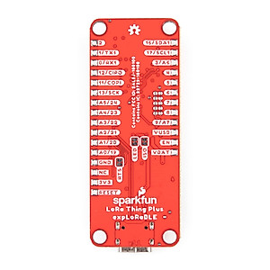 SparkFun Compatible with LoRa Thing Plus - expLoRaBLE-NM180100 System in Package(SiP)-Ambiq Apollo3 microcontroller-Includes Semtech SX1262 LoRa transceiver-Supporting 868MHz & 915MHz Bands & BLE