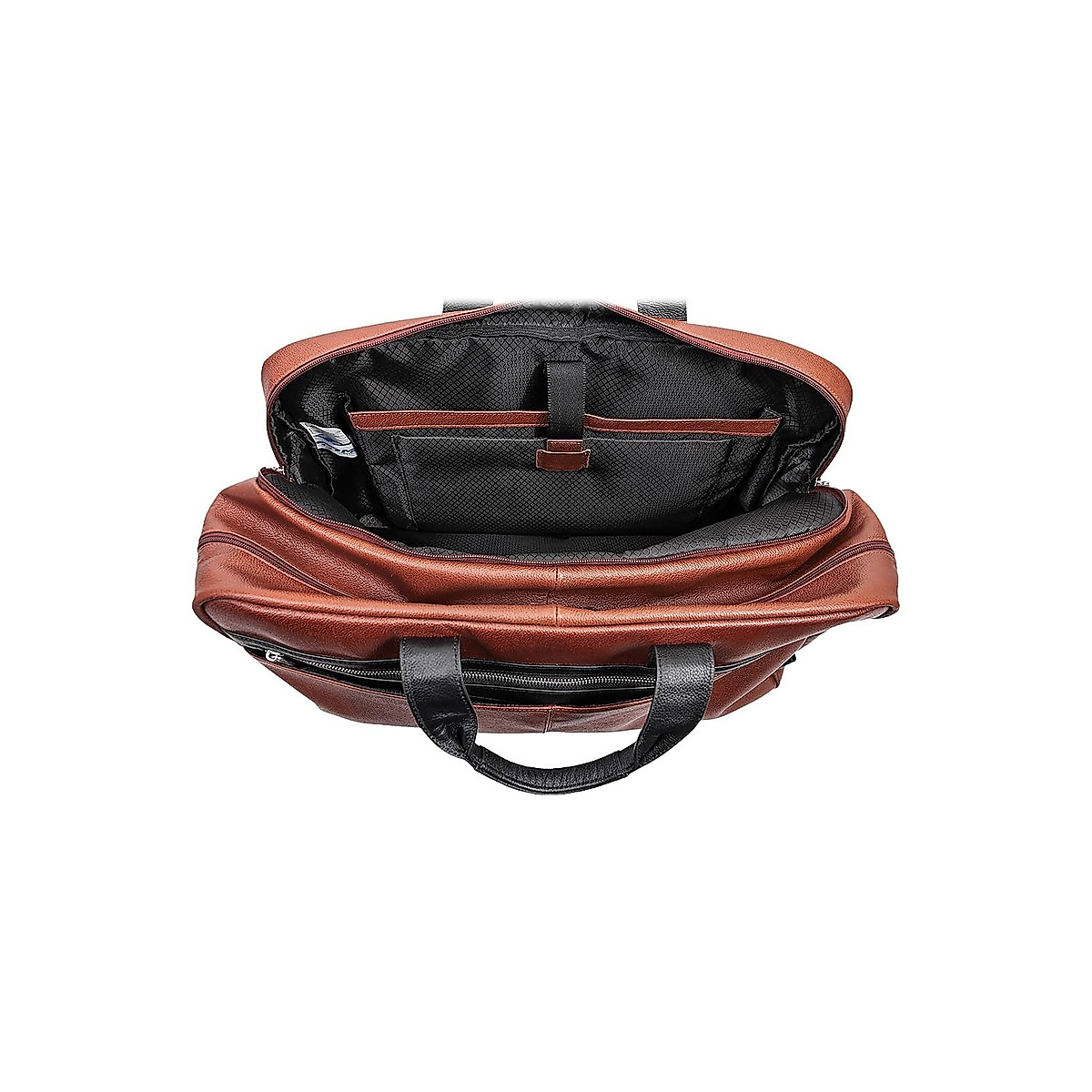 McKlein Wellington Laptop & Tablet Carry-All Duffel, Brown 21"x9"x13"