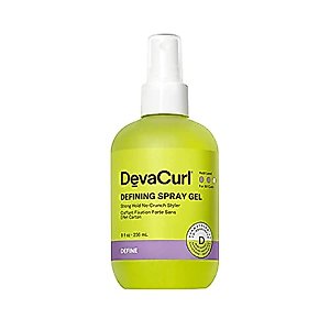 DevaCurl Defining Spray Gel Strong Hold No-Crunch Styler, Bright Breeze, 8 Fl Oz (Pack of 1)