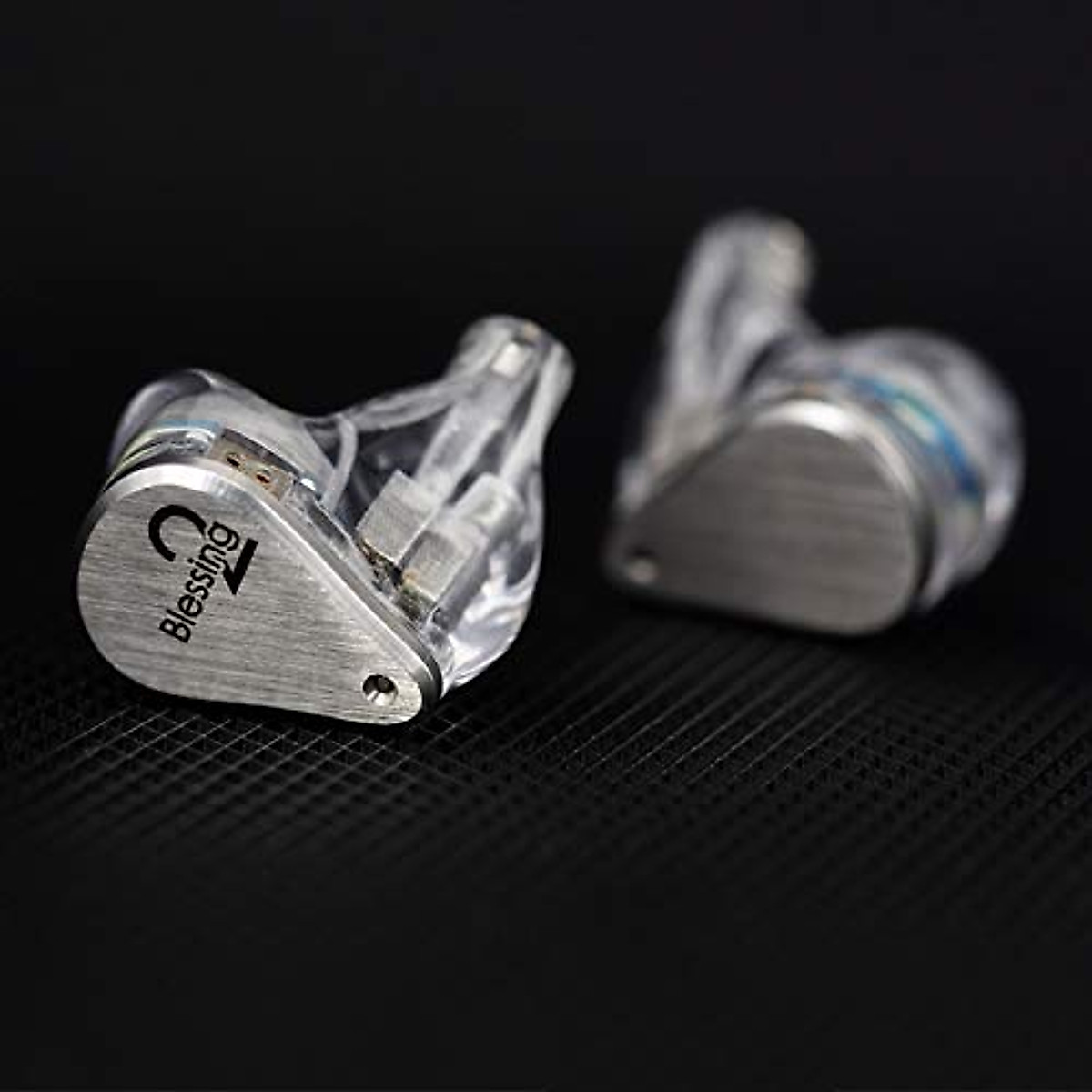 Moondrop Blessing2 1DD 4BA Hybrid Technology in-Ear Monitor Earphone Silver