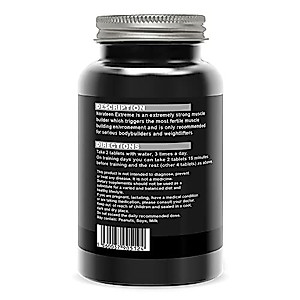 LA MUSCLE Norateen Extreme (1 Week Supply) Sampler Size Bottle - Muscle Building Mass Weight Gainer Bulk Supplement for Testosterone Booster Muscle Growth & Strength, Test Boost Vegan