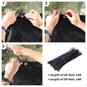 Cisvio 4ft x25ft Privacy Screen Fence Heavy Duty 170 GSM Wind Screen & dustproof Protective Covering Mesh Fencing for with Brass Grommets Outdoor Patio Lawn Garden Balcony Brown