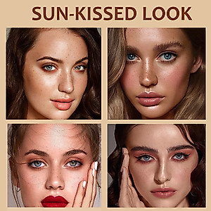 Rosarden Freckle Pen, Freckle Makeup Pen for Face, Waterproof Long Lasting Quick Dry Faux Freckle Pen, Soft Artificial Freckles Makeup Face Decoration, Create Natural Sunkissed Skin (Natural Coffee)