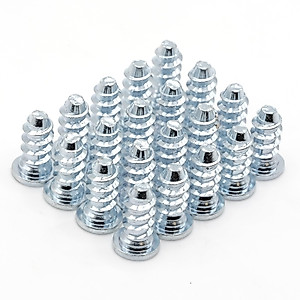 ReplacementScrews Bed Frame Rail Screws Compatible with IKEA Part 116894 (HEMNES, BRIMNES, etc) Euro Screws (Pack of 20)