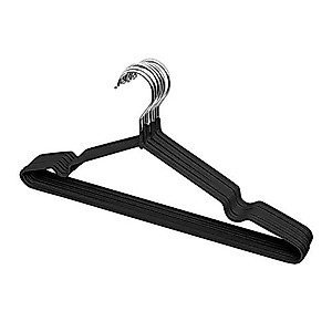 Clothes Hangers Color Stainless Steel Rubber Hangers for Clothes Poles Non-Slip Drying Racks Drying Racks Outdoor Drying Racks 10pcs Hanger Space Saver (Color : B)