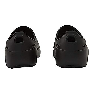 Anywear Streak Step-in Nurse Shoes for Women and Men, Oil- and Slip-Resistant EVA Kitchen Shoes, Work Shoes, 7, Black