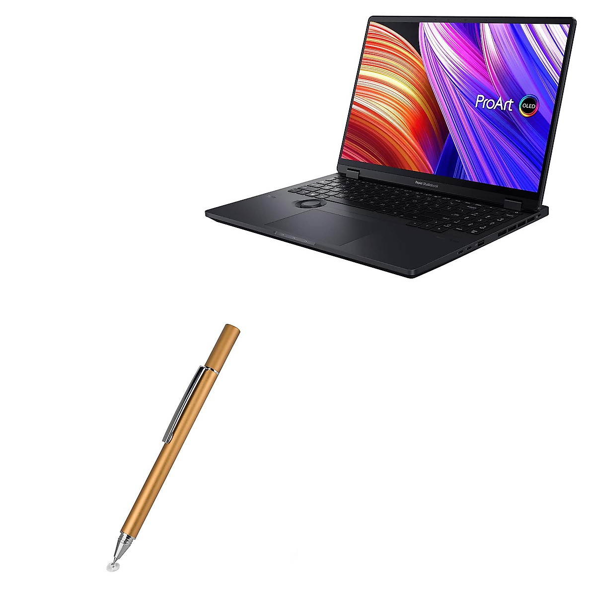 BoxWave Stylus Pen Compatible with ASUS ProArt Studiobook 16 (H7604) - FineTouch Capacitive Stylus, Super Precise Stylus Pen for ASUS ProArt Studiobook 16 (H7604) - Champagne Gold