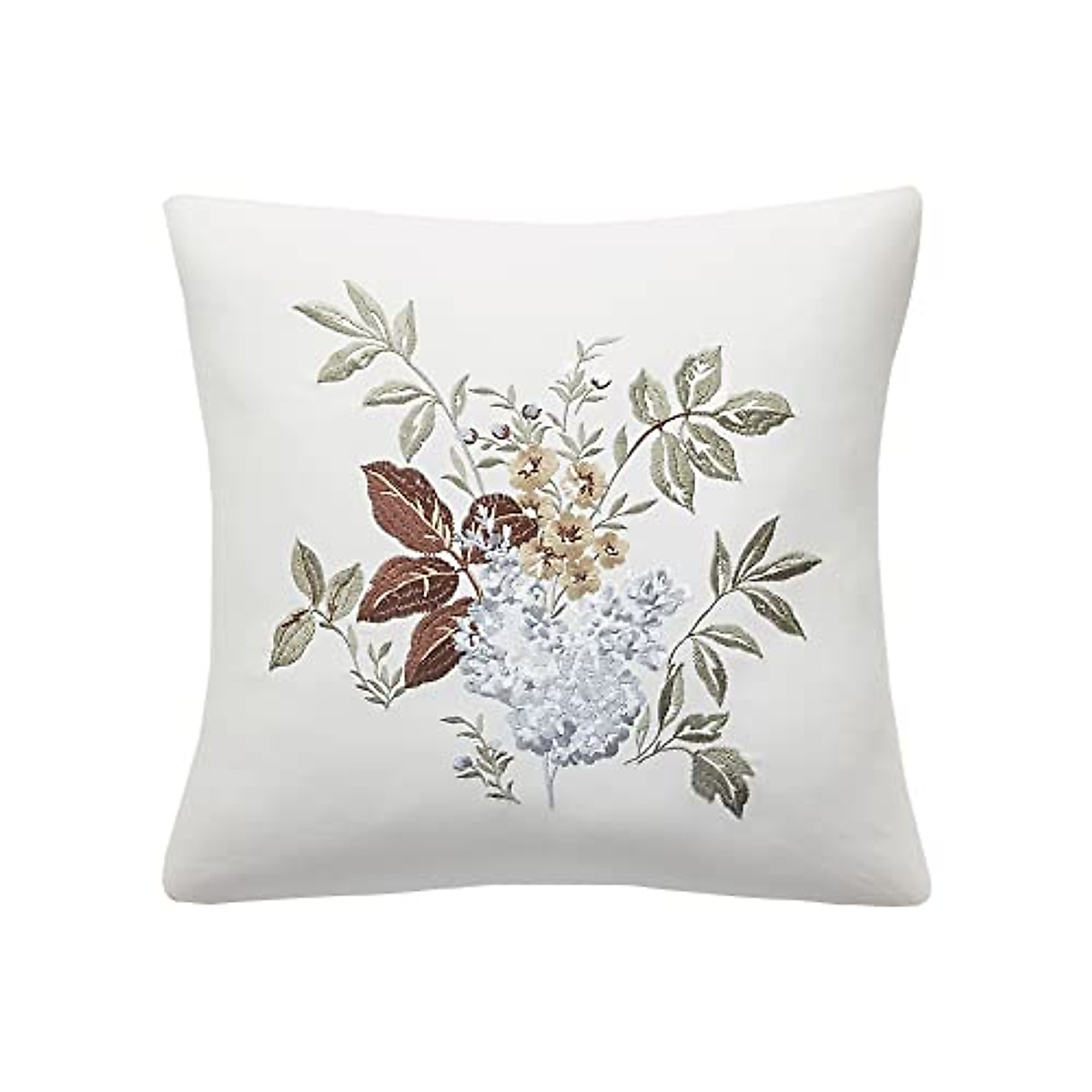 Madison Park Amelie Comforter Set - Feminine Design Colorful Floral Print, All Season Down Alternative Bedding Layer and Matching Shams, Full/Queen, Black 4 Piece