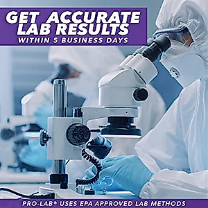 PRO-LAB Asbestos Test Kit - You Collect 2 Samples, We Analyze Them. Emailed Results Within 1 Week (5 Business Days) Includes Return Mailer and Expert Consultation. Lab Fee Included