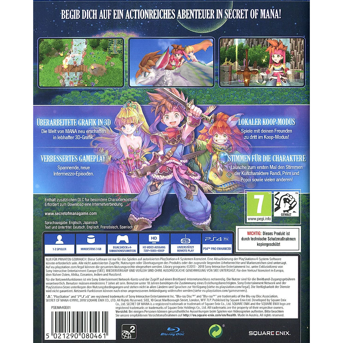 Secret of Mana (PlayStation PS4)