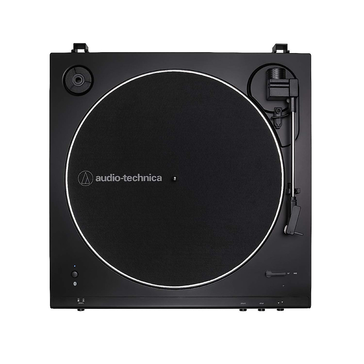 Audio-Technica AT-LP60XBT-BK Fully Automatic Bluetooth Belt-Drive Turntable Bundle with Hyperion Vacuum Tube Bluetooth 5.0 Speaker System (2 Items)