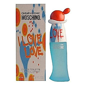 MOSCHINO I Love Love Eau de Toilette Spray, 1 Ounce