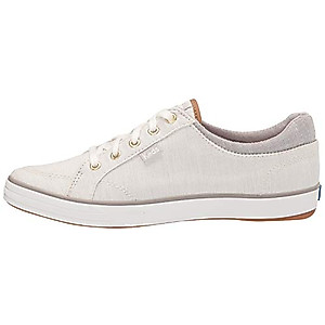 Keds Women's Center II Sneaker, Gray Stripe, 7.5 Medium