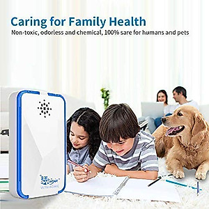 Silent Ninja Ultrasonic Pest Repellent | Mosquito Plug in Pest Control | Electronic Mouse Deterrent | Pack of 2 White Electronic High Frequency Professional Pest Control Advanced Ultrasonic Repeller