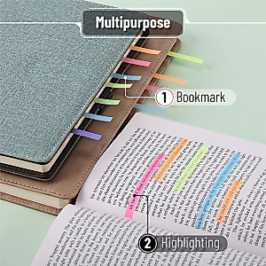 Mr. Pen- Bible Highlighter Tape and Note Set - 331pc Transparent Sticky Index Tabs with Book Highlighter Strips