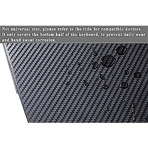 Puccy 2 Pack Keyboard TouchPad Film Protector, compatible with ACER ConceptD 7 Ezel Pro CC715-71-71P-91P 15.6" Black Carbon TPU Trackpad Guard Cover Skin ( Not Tempered Glass Screen Protectors ) new version