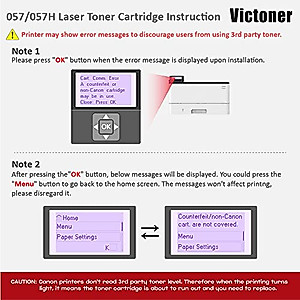 057H 057 Black High Yield Toner Cartridge 1-Pack Replacement for Canon 057H Toner Cartridge for Canon imageCLASS MF445dw MF448dw MF449dw LBP226dw LBP227dw MF440 MF445 LBP220 Series Printer Ink