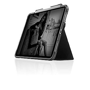 STM Dux Studio for iPad Pro 12.9" (6th/5th/4th/3rd Gen) - Ultra Protective Case with Apple Pencil Storage & Sleep/Wake Cover - Black (stm-222-288LZ-01)
