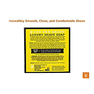 Van Der Hagen Men's Luxury Scented Shave Soap (Pack of 3)