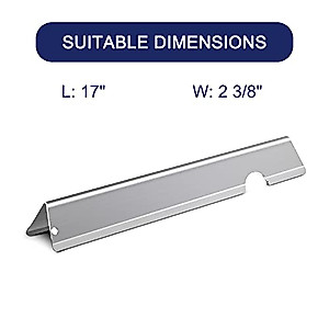 Replacement Flavorizer Bars for Weber 66796, 91611, Weber Genesis II 610, Genesis II LX 640,Genesis II 600 Series, Heat Deflectors Stainless Steel Kits Flavor Bar