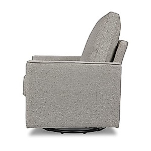 Namesake Alden Swivel Glider in Performace Grey Eco-Weave, Water Repellent & Stain Resistant, Greenguard Gold & CertiPUR-US Certified