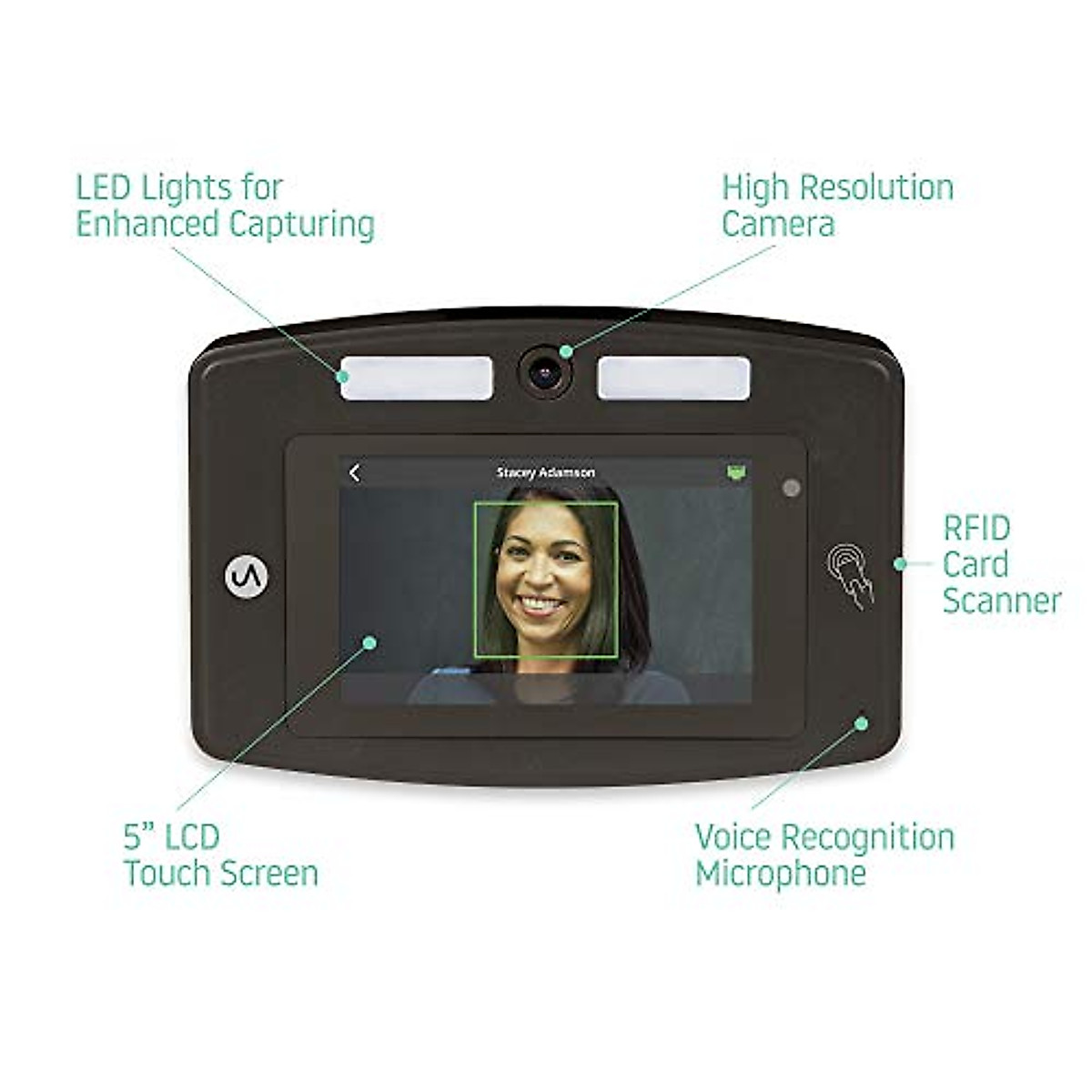 uAttend Touch-Free Voice Control and Facial Recognition Time Clock (DR2000)